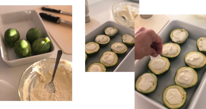 Courgette au four, recette light : courgettes farçies à la ricotta