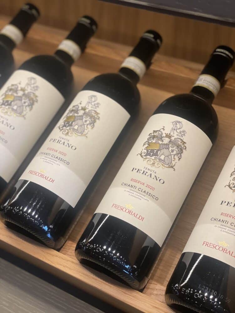 Un dimanche midi dans le Chianti à la Tenuta Perano